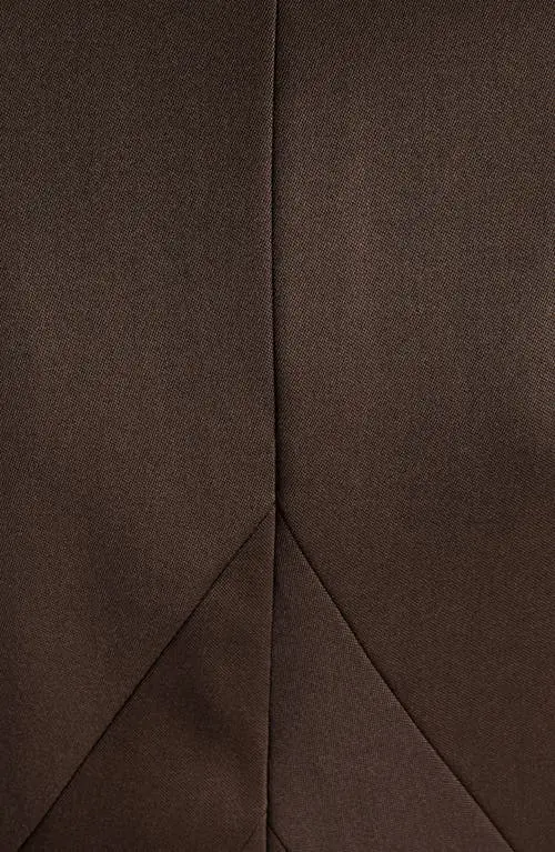 Alexander McQueen Wool Sleeveless Mock Neck Minidress
