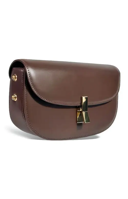 MI BOLSA LONDON Genuine Nappa Leather Top Handle Bag
