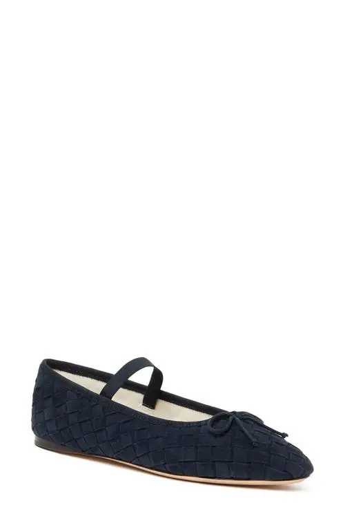 LOEFFLER RANDALL Leonie Mary Jane Flat - Navy