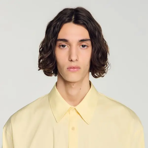 Sandro Oversized Cotton Shirt