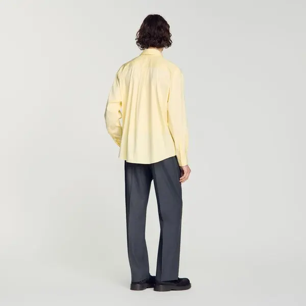 Sandro Oversized Cotton Shirt