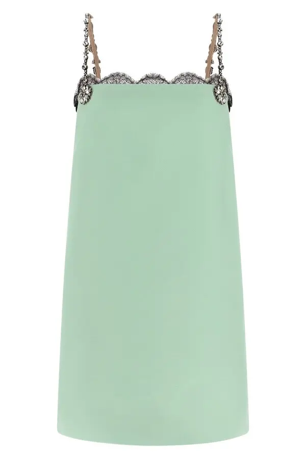 Valentino Garavani Crystal Embroidery Dress