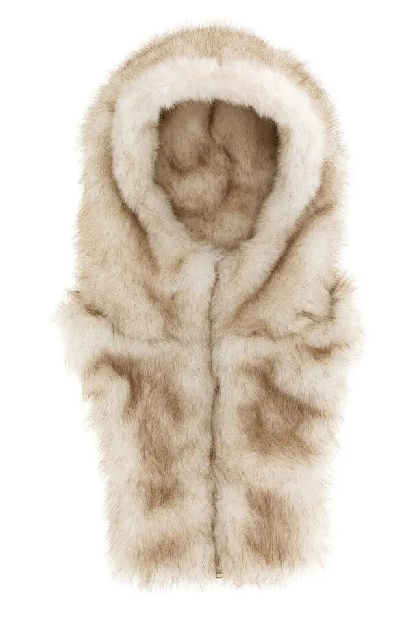 Herno Eco-fur Collar - Beige