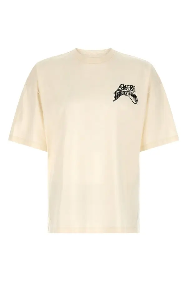 Amiri T-shirt With 'hollywood Lj Skate' Logo - White