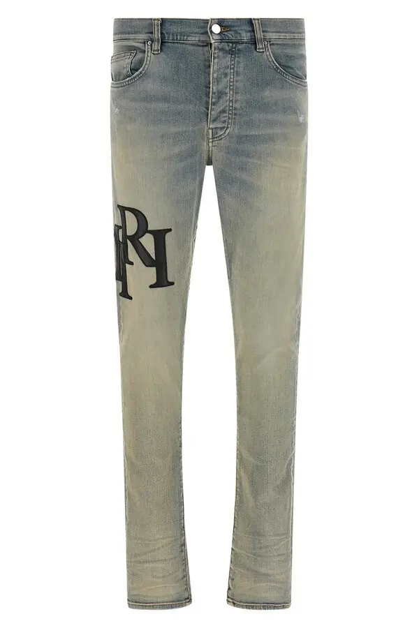 Amiri Staggered Logo' Jeans