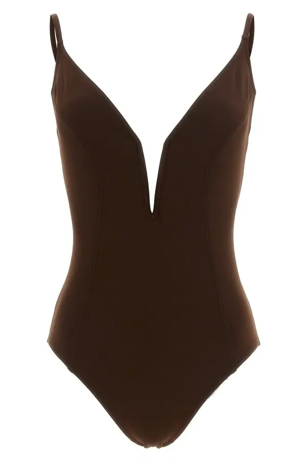 ERES Galbe' One-piece Swimsuit - Brown
