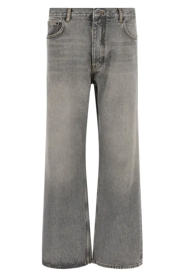 Off-White Half Arrow Diag Slim' Jeans - Gray