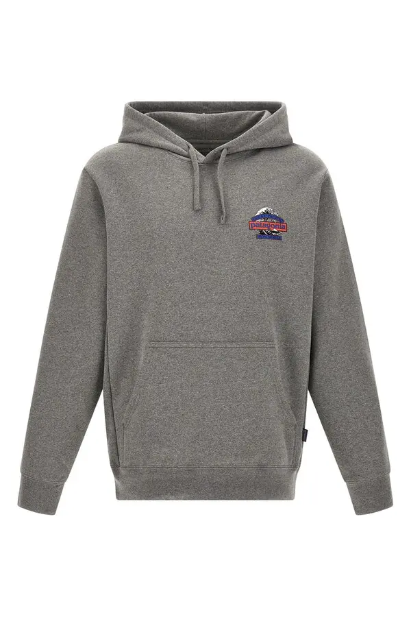 Patagonia Great Waves' Print Hoodie - Gray
