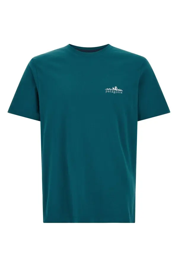 Patagonia Fitz Roy Foothills' Print T-shirt - Green