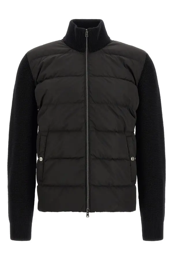 Herno Padded Cardigan - Black