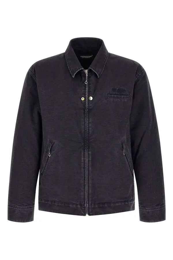 Undercover Cotton Jacket With Photo Print - Blue