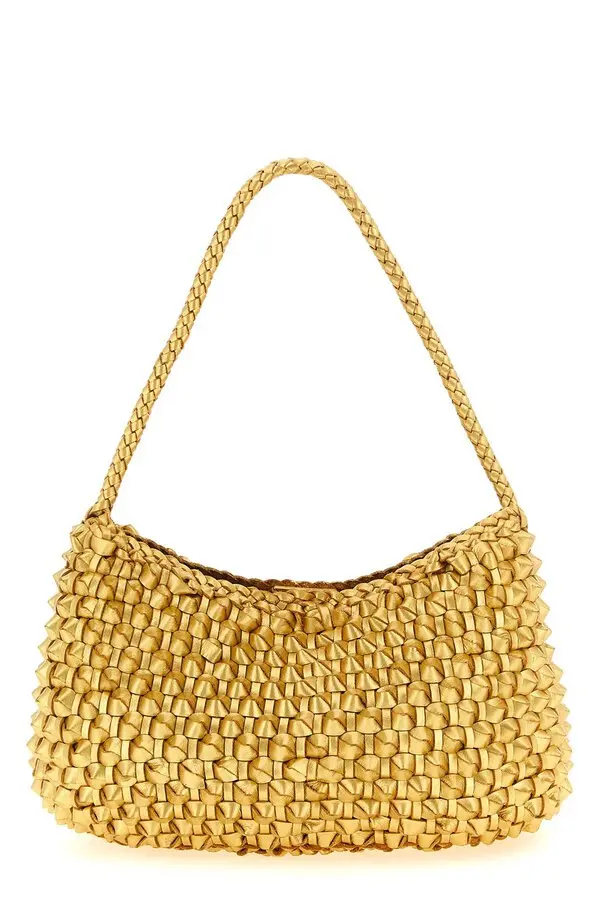 Dragon Diffusion Basil Cactus' Shoulder Bag - Gold