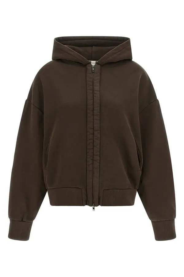 ENTIRE STUDIOS Zipped Hoodie - Brown