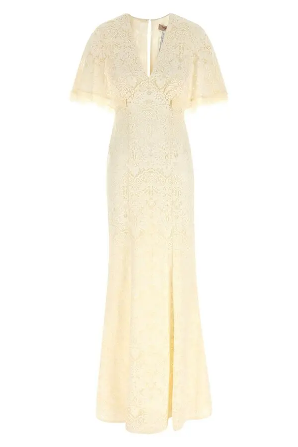 Twin-set Lace Dress - White