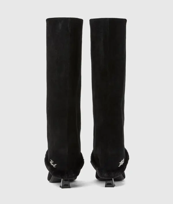 Karl Lagerfeld Debutante High Fold-down Boots