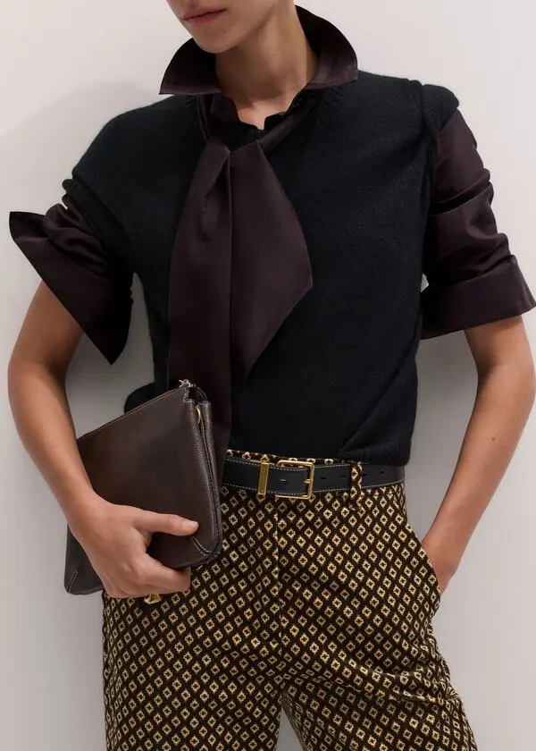 ME+EM Silk Cotton Cloud Layering Shirt + Tie