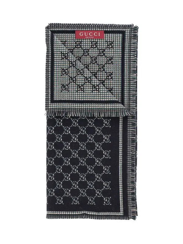 Gucci Wool Scarf "gg