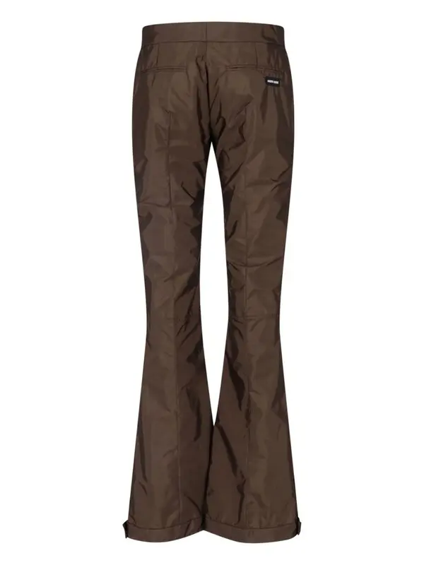 Miu Miu Technical Fabric Flared Pants