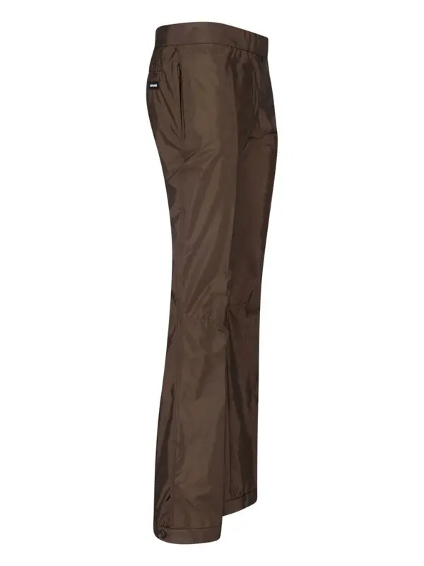 Miu Miu Technical Fabric Flared Pants