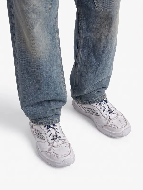 Balenciaga Hamptons" Calfskin Sneakers