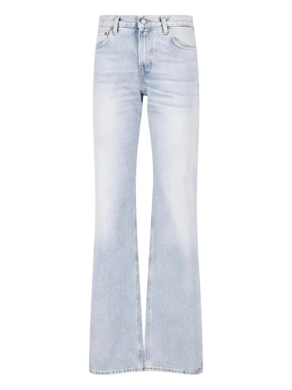 HAIKURE Straight Jeans "star - Light Blue