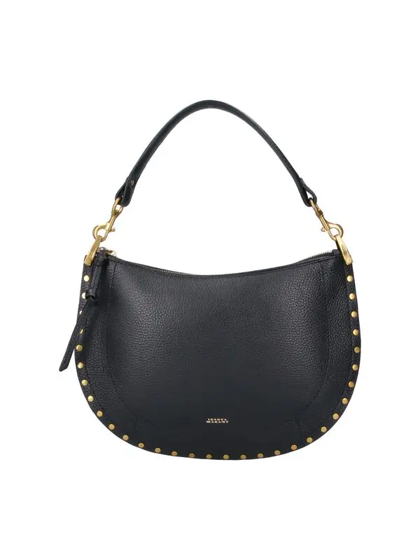 Isabel Marant Étoile Oskan Shoulder Bag With Stud Embellishments - Black