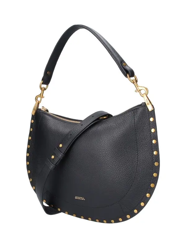 Isabel Marant Étoile Oskan Shoulder Bag With Stud Embellishments - Black