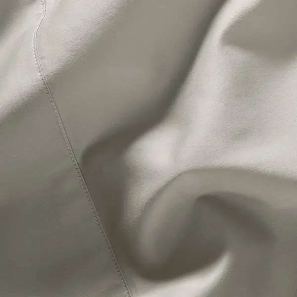 BOLL & BRANCH Signature Organic Cotton Hemmed Sheet Set, Twin Xl - Pewter