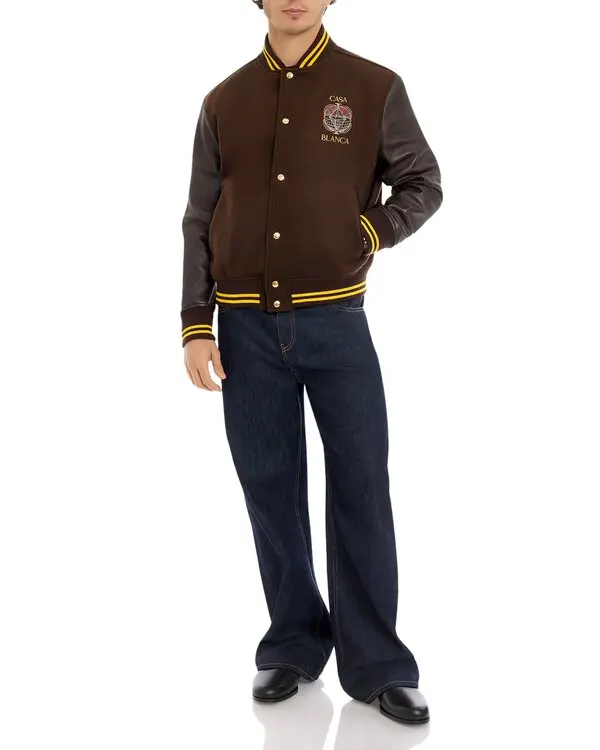 Casablanca Wool Varsity Jacket