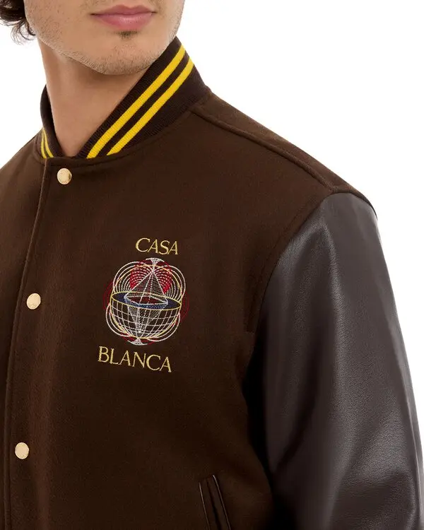 Casablanca Wool Varsity Jacket