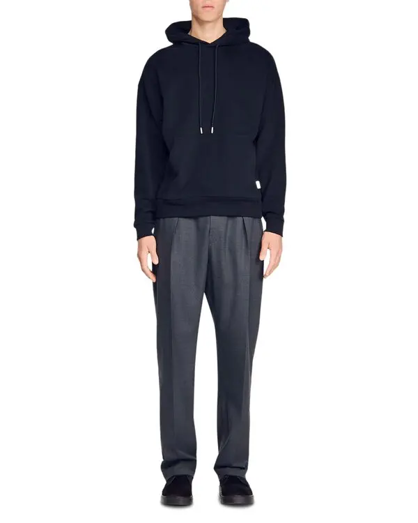 Sandro Oversized Cotton Hoodie