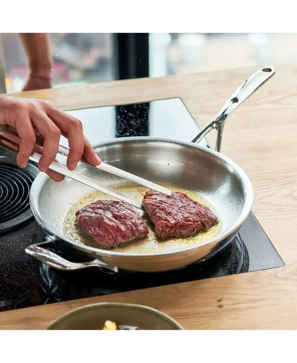 DEMEYERE Atlantis 7 Proline Stainless Steel Fry Pan With Helper Handle, 11