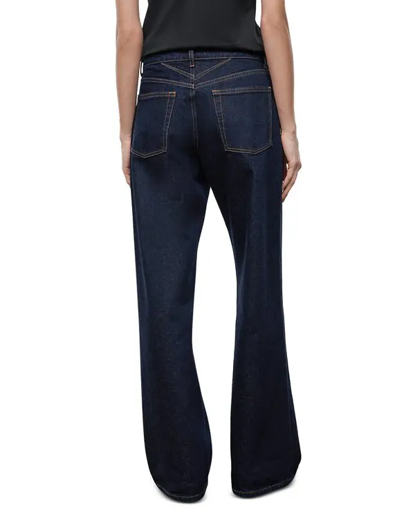 Staud Gus Mid Rise Relaxed Fit Jeans