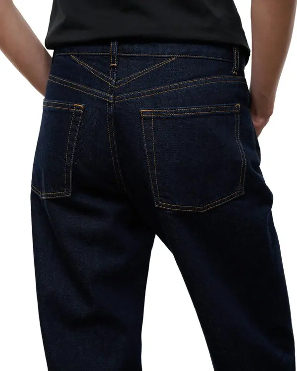 Staud Gus Mid Rise Relaxed Fit Jeans