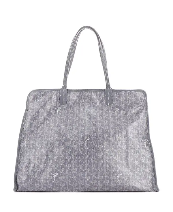 Goyard Pm Hardy Pet Carrier Coated Canvas - Gray