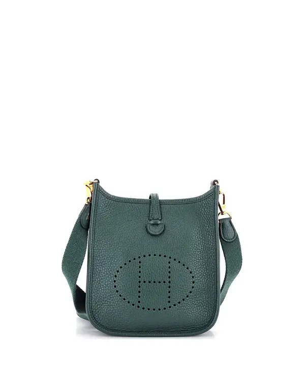 Hermès Tpm Evelyne Bag Gen Iii Clemence - Green