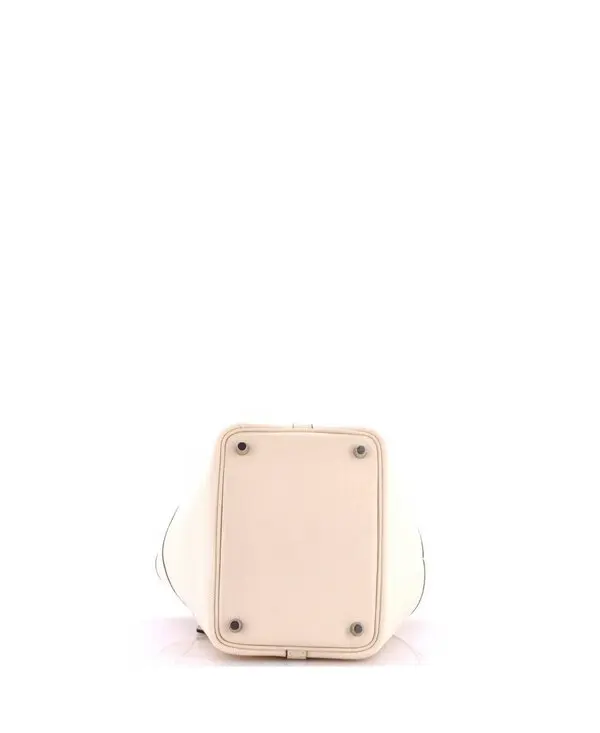 Hermès Pm Cargo Picotin Lock Bag Canvas And Swift