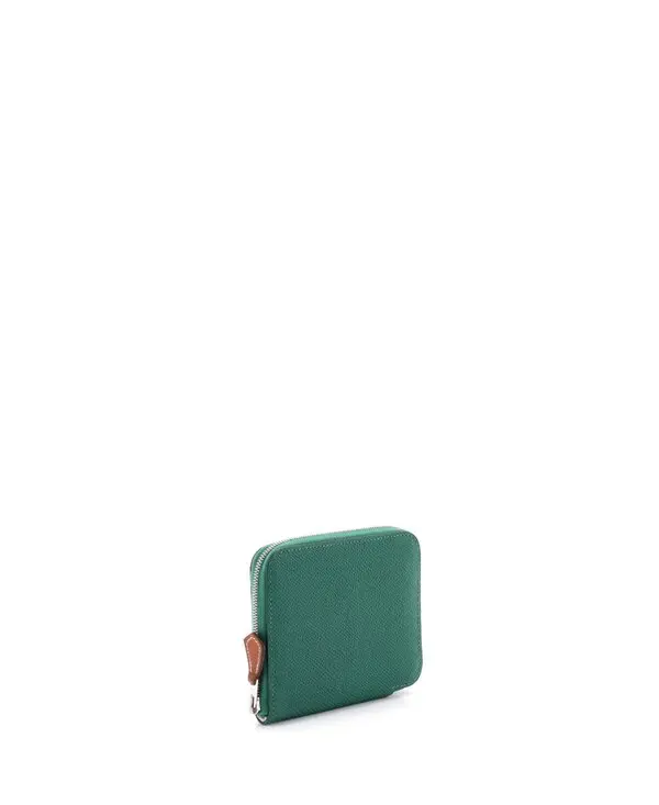 Hermès Compact Azap Zip Around Wallet Silk'in Epsom