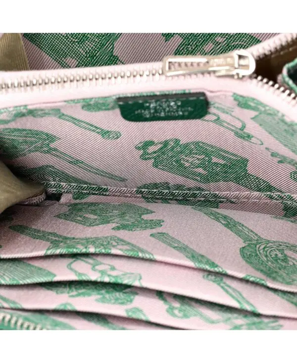 Hermès Compact Azap Zip Around Wallet Silk'in Epsom