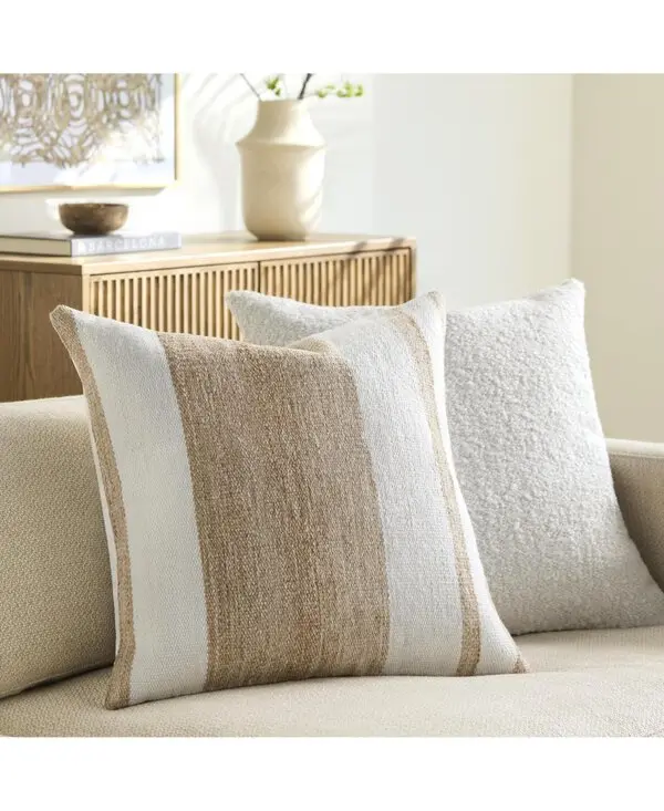 Livabliss X Galey Alix Katalina Decorative Pillow, 20l X 20w - White/tan