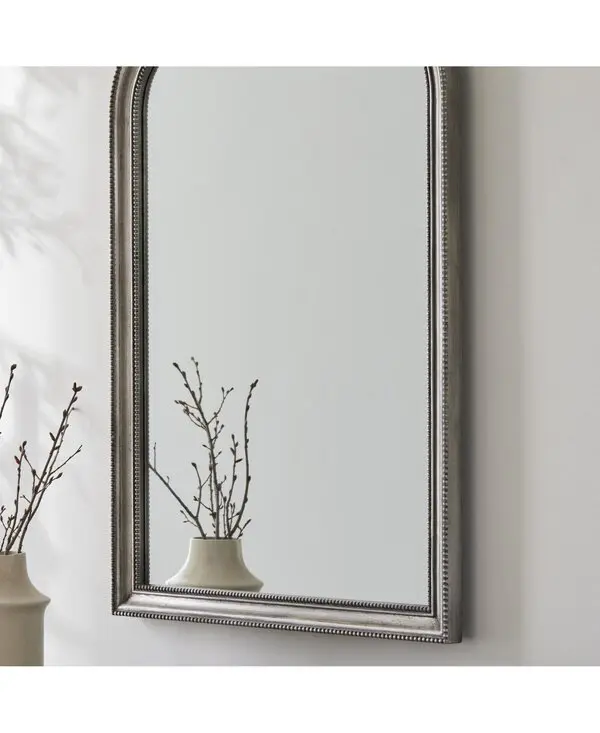 Livabliss Nalanda Mantel Mirror, 42h - Silver