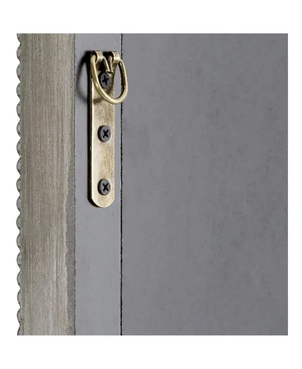 Livabliss Nalanda Mantel Mirror, 42h - Silver