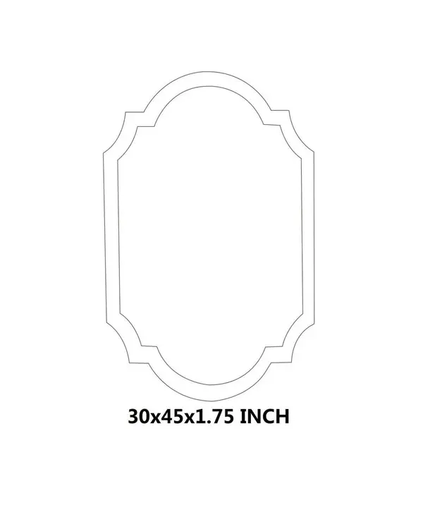 Livabliss Norway Accent Mirror, 36h