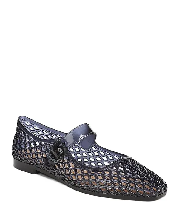 Sam Edelman Michaela Square Toe Jelly Flats - Oasis Navy