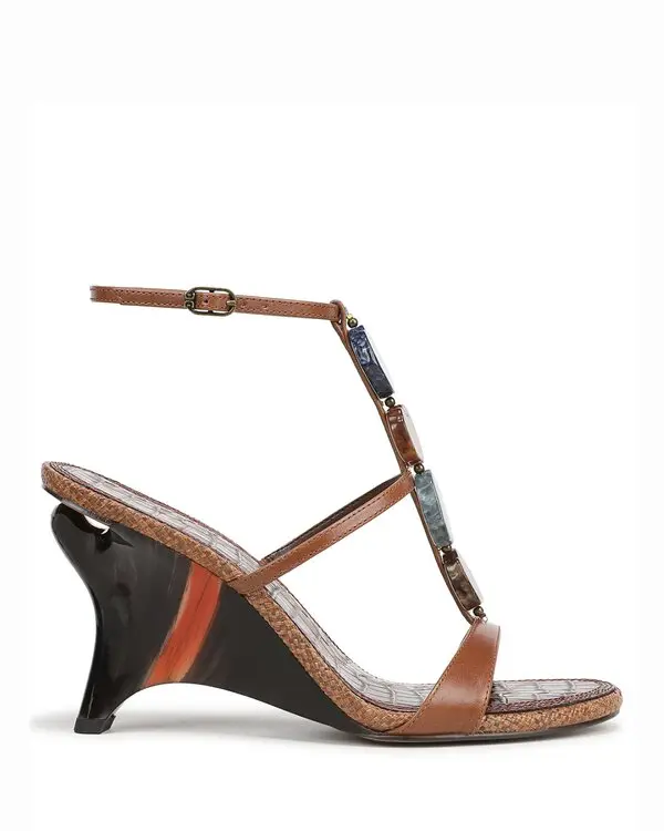 Sam Edelman Massey Embellished Wedge Sandals