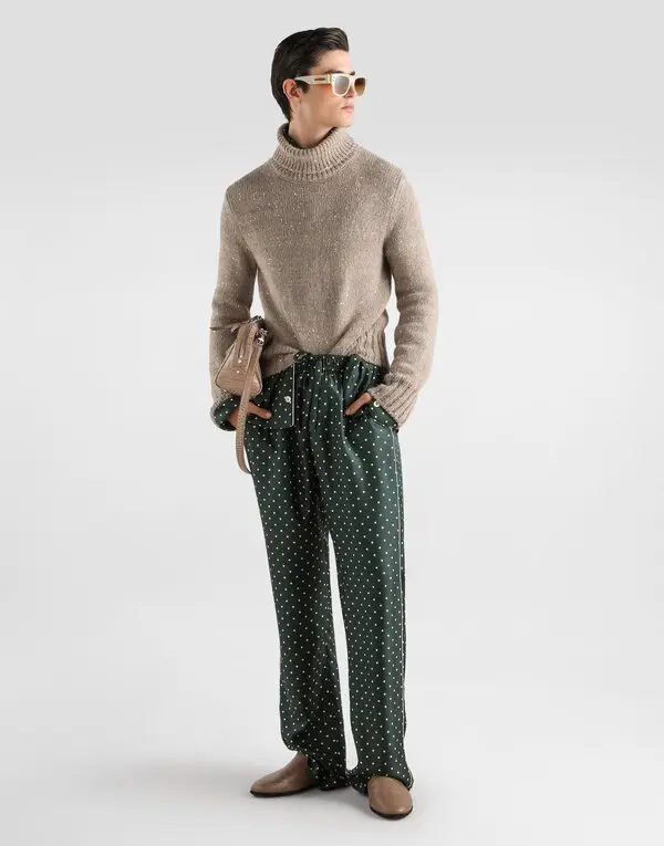 Dolce & Gabbana Knit Turtleneck With Sequins
