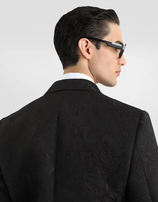 Dolce & Gabbana Sicilia Light Double-breasted Brocade Jacket