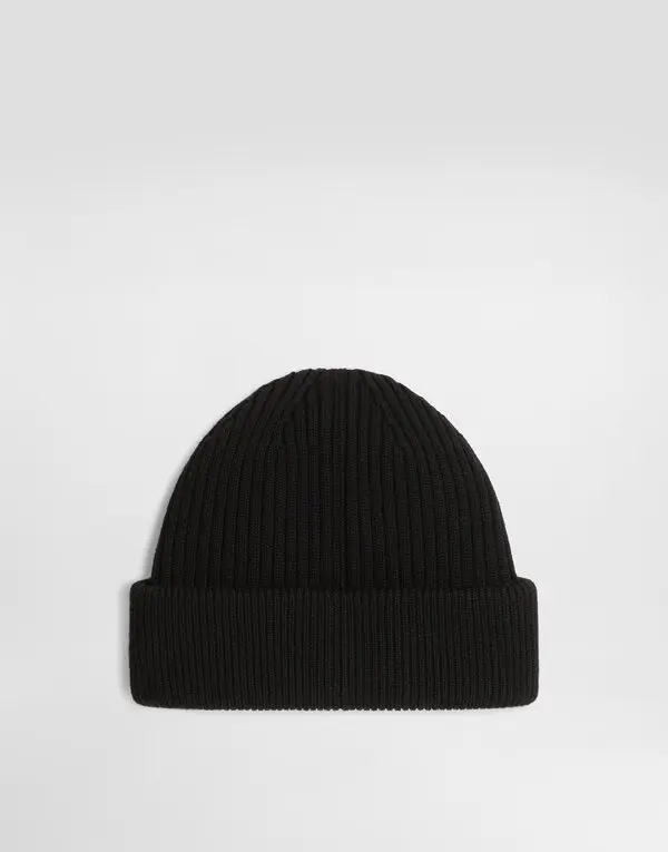 Dolce & Gabbana Virgin Wool Hat With Logo