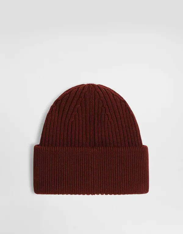 Dolce & Gabbana Virgin Wool Hat With Logo
