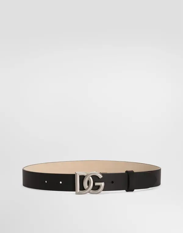 Dolce & Gabbana Calfskin Logo Belt - Multicolor